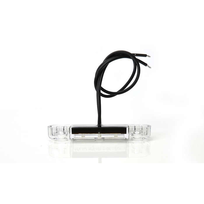 led marker light front marker light 83,8 x 24,2mm 12v 24v e20 white, 7,49